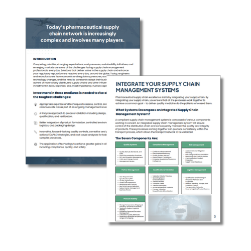 Supply Chain Process Validation Guide Modality Solutions